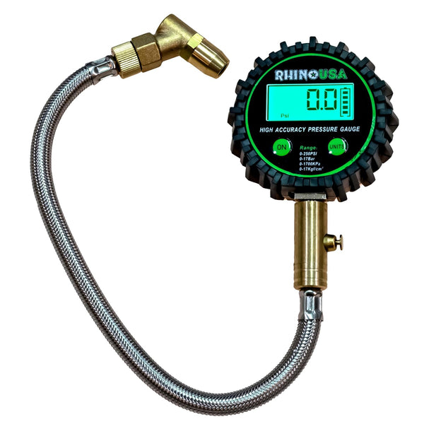 250 PSI Digital Tire Gauge – Rhino USA
