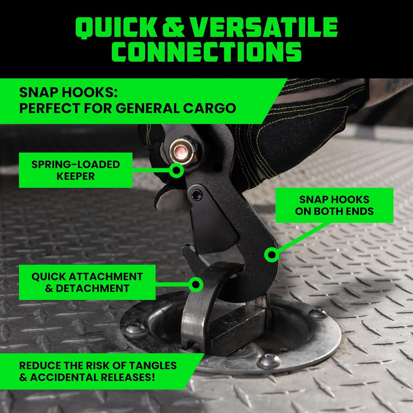 Recovery Gear Tie-Down Straps Camp & Overland Trailer & Hitch Accessories