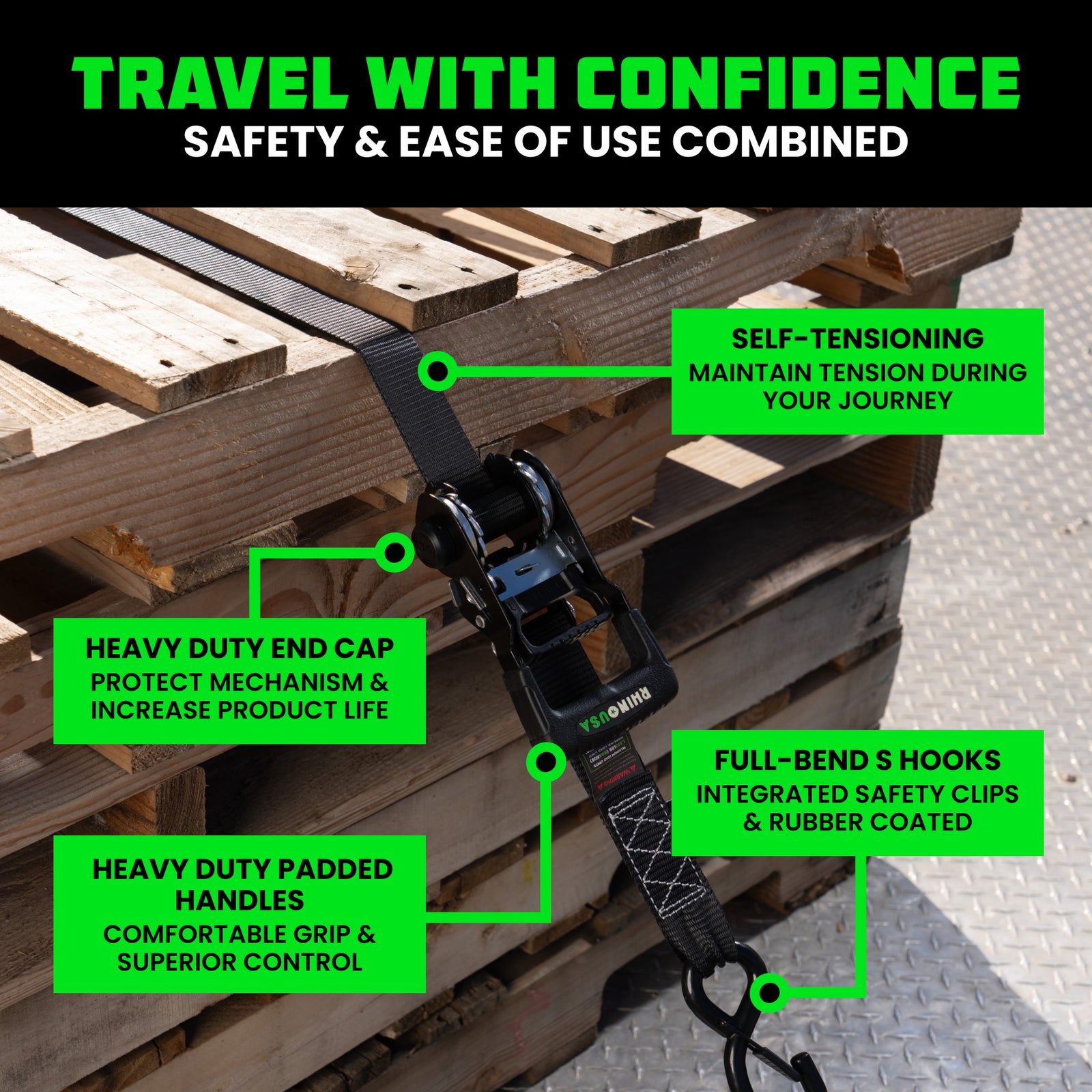 Recovery Gear Tie-Down Straps Camp & Overland Trailer & Hitch Accessories