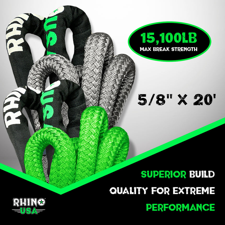 Kinetic Recovery Rope (1" x 30') - Rhino USA