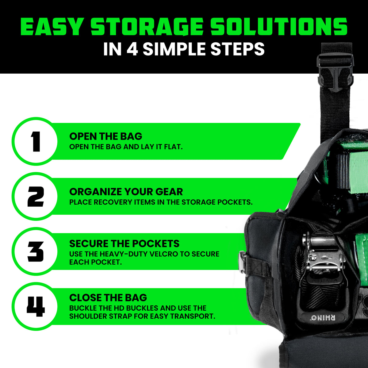 Recovery Gear Tie-Down Straps Camp & Overland Trailer & Hitch Accessories