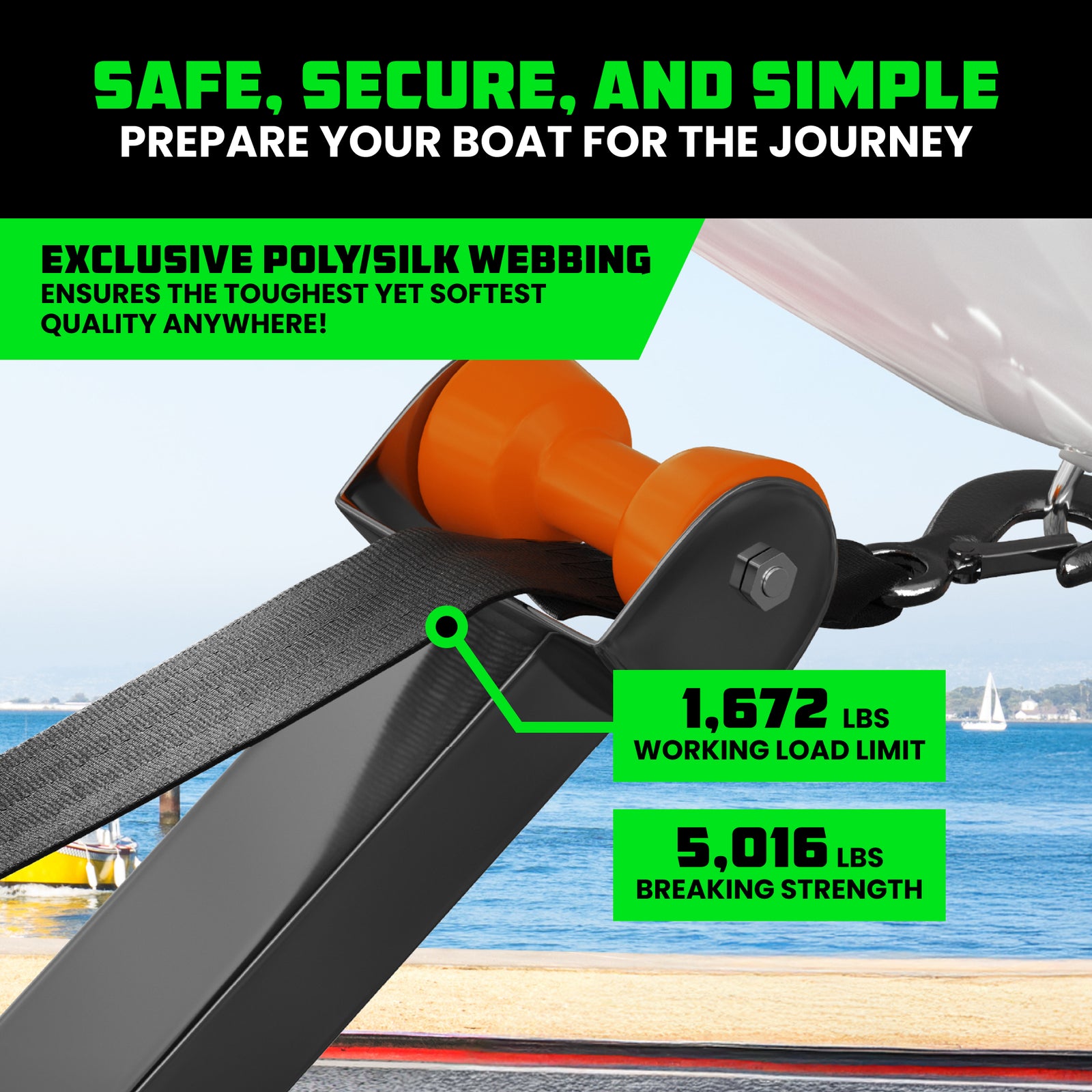 Recovery Gear Tie-Down Straps Camp & Overland Trailer & Hitch Accessories