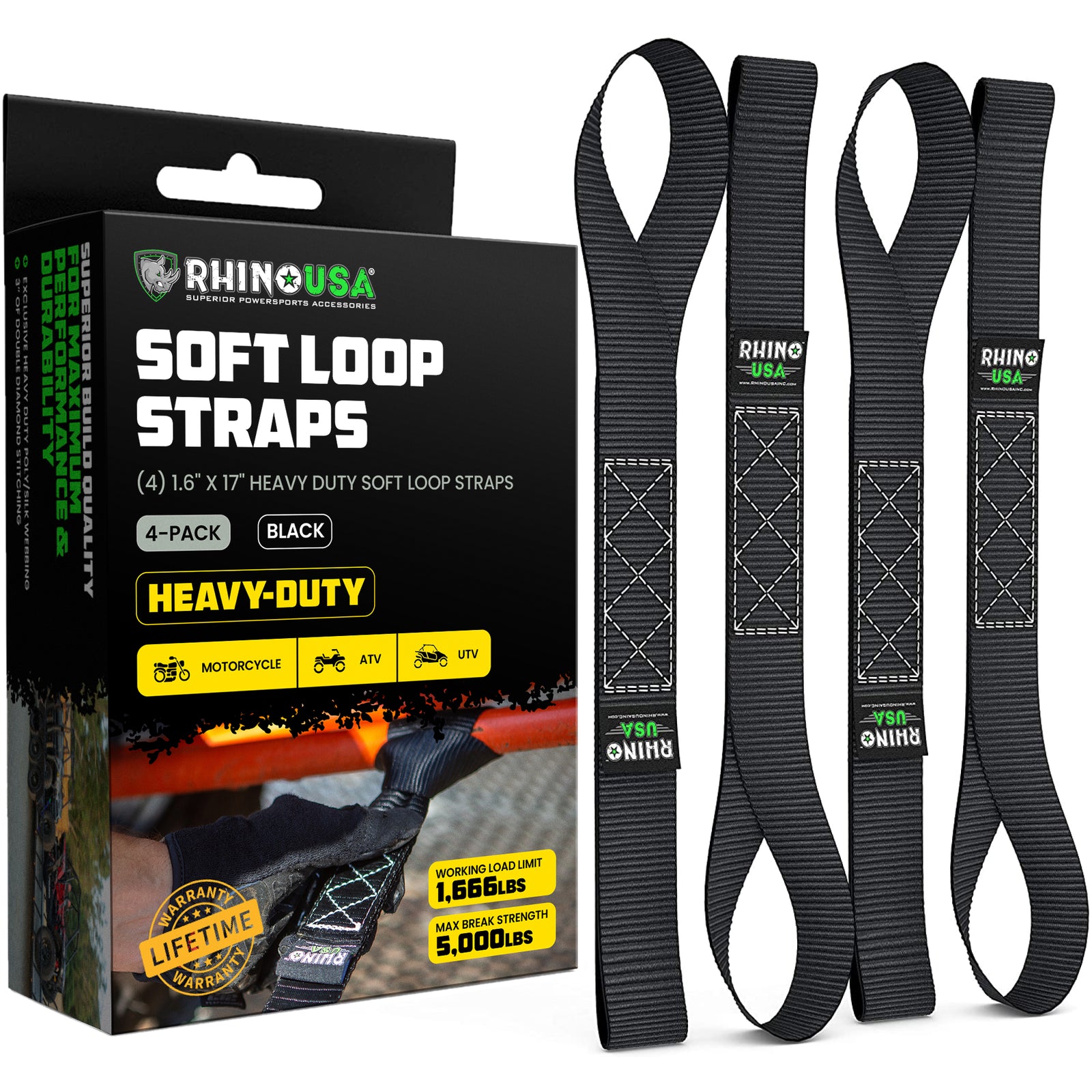 Recovery Gear Tie-Down Straps Camp & Overland Trailer & Hitch Accessories