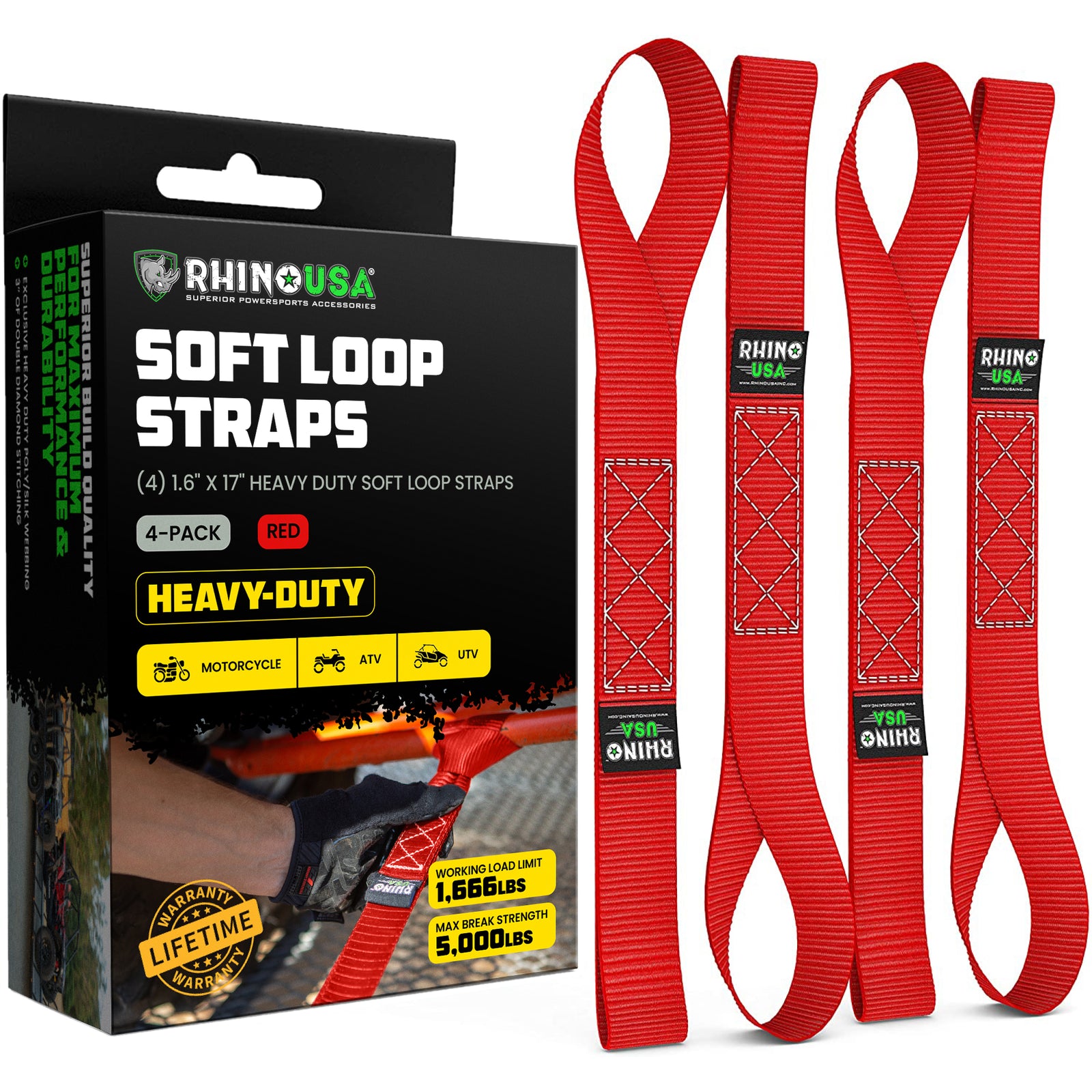 Recovery Gear Tie-Down Straps Camp & Overland Trailer & Hitch Accessories