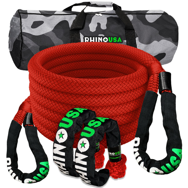 7/8" x 30' Kinetic Rope Recovery Kit – Rhino USA
