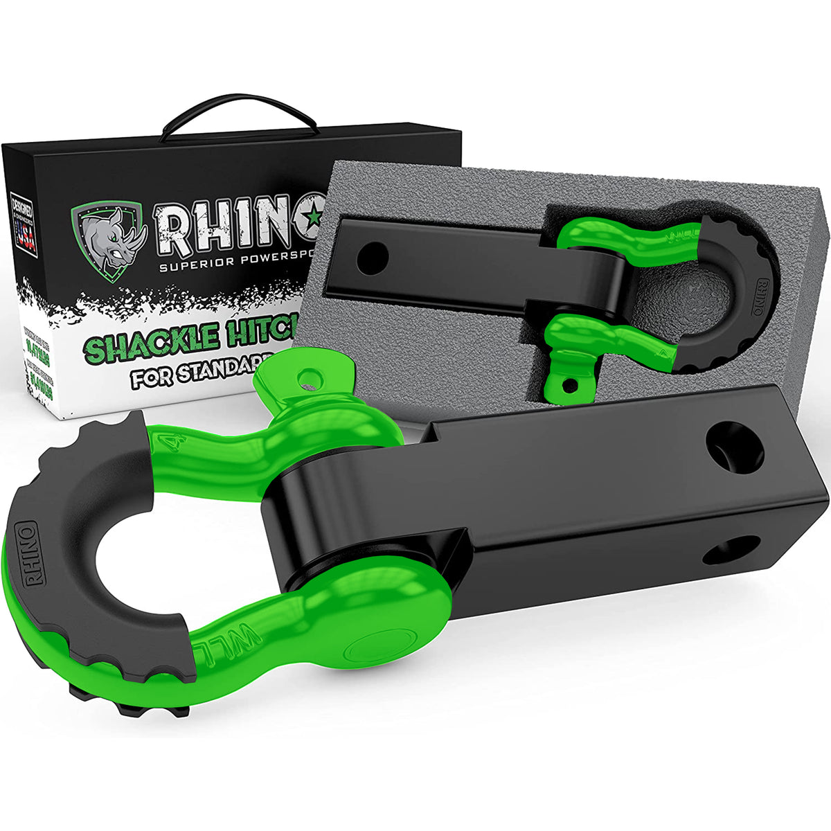 Best Shackle Hitch Receiver (2" Recovery Hitch) - Rhino USA