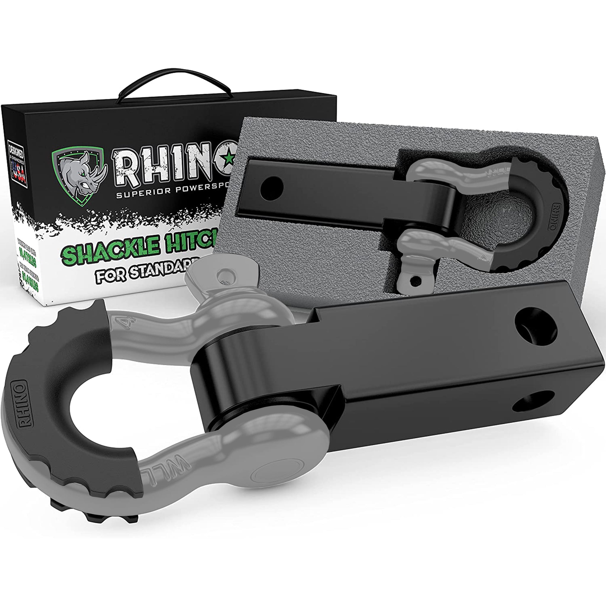 Best Shackle Hitch Receiver (2" Recovery Hitch) - Rhino USA