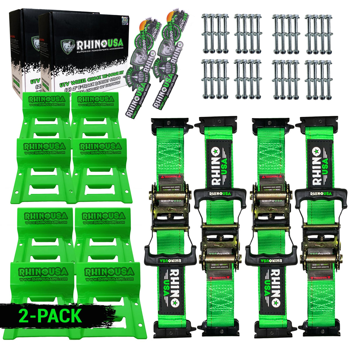 UTV Wheel Chock Tie-Down Kit – Rhino USA